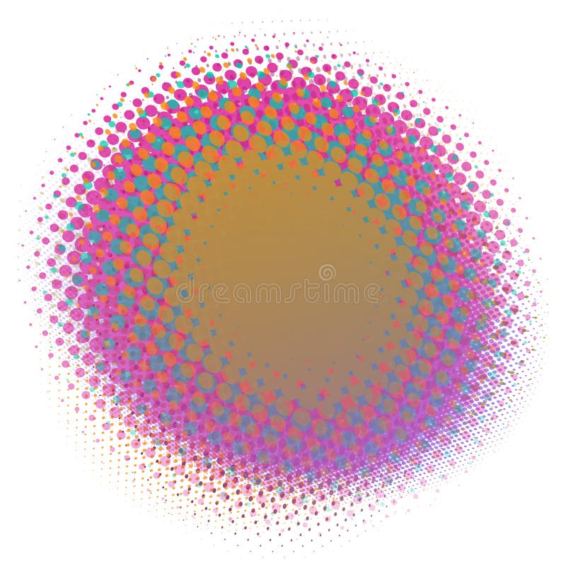 Comic Ink Splatter Colorful Halftone Vector Pattern,texture Design ...