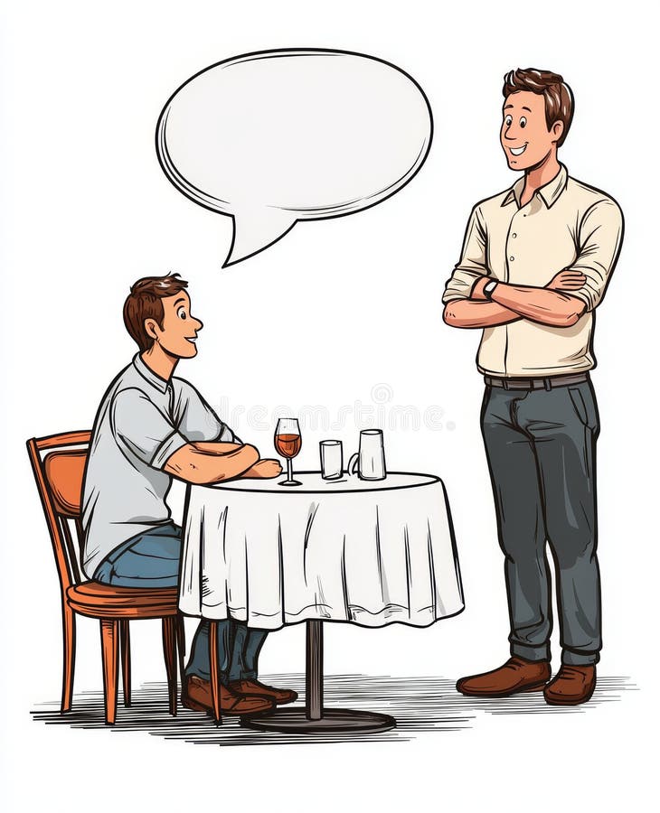 In this Comic, Kellner Takes on a Guest S Complaint with a Pat on the ...