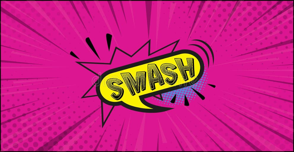 Smash Lettering Stock Illustrations – 216 Smash Lettering Stock ...