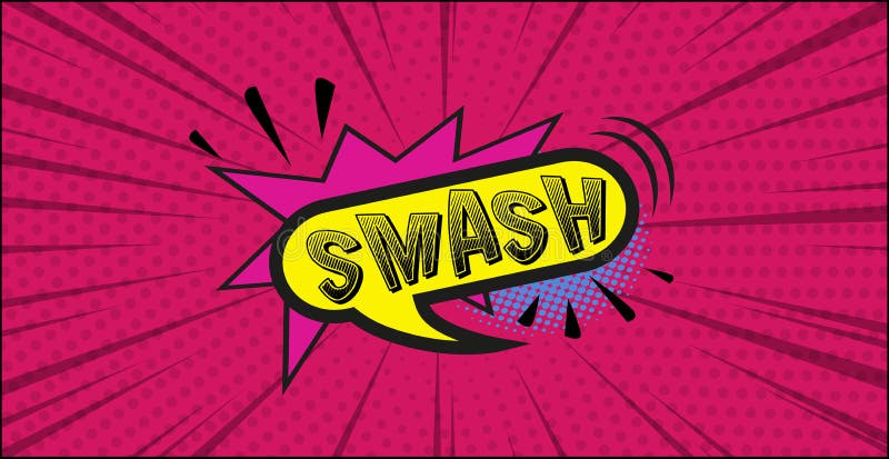 Smash Lettering Stock Illustrations – 216 Smash Lettering Stock ...