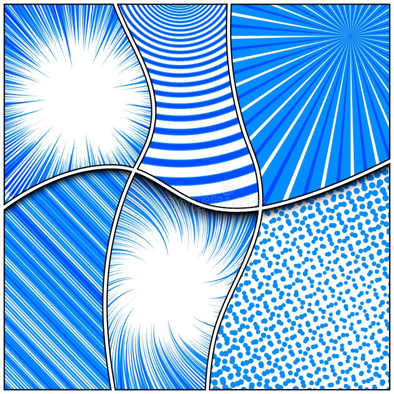 Comic Light Monochrome Concept Stock Vector - Illustration of comic ...