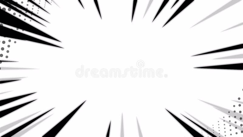 Comic Line Effect White Background with Halftone Stock Video - Video of ...