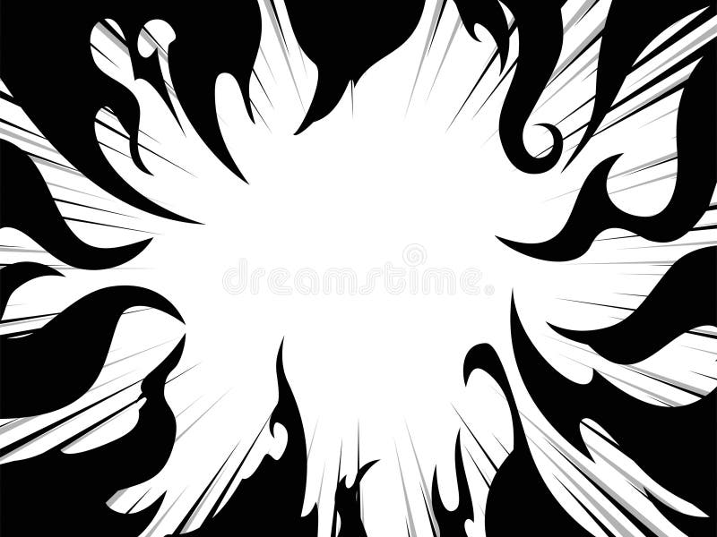 Comic Manga Horror Motion Effect Stock Vector - Illustration of horror ...