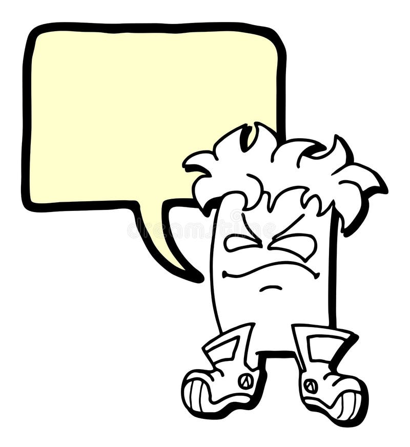 Comic Message Bubble Outline Designs Stock Vector - Illustration of ...