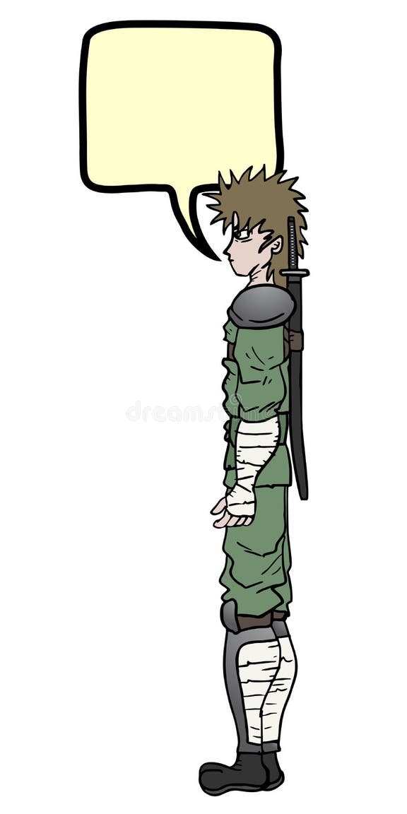 Comic ninja stock vector. Illustration of doll, creative - 38451619