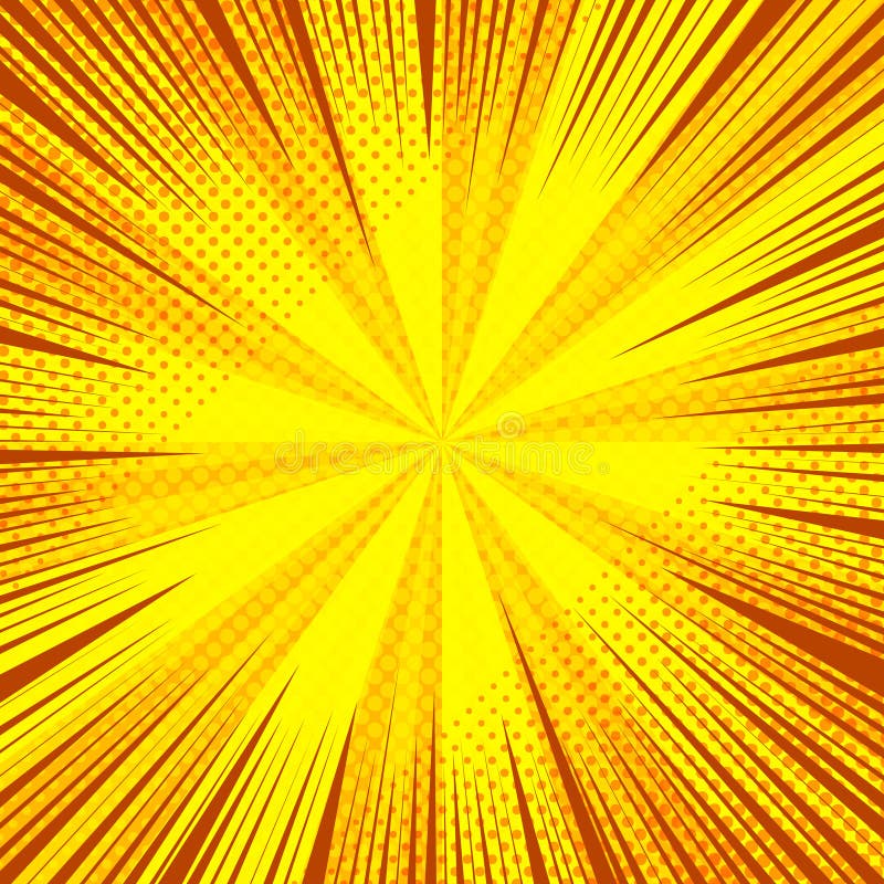 Comic Page Abstract Bright Background Stock Vector - Illustration of ...