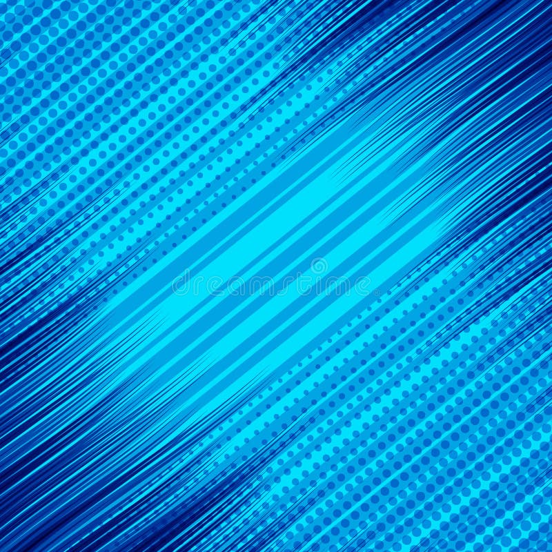 Comic Page Blue Blank Background Stock Vector - Illustration of dark ...