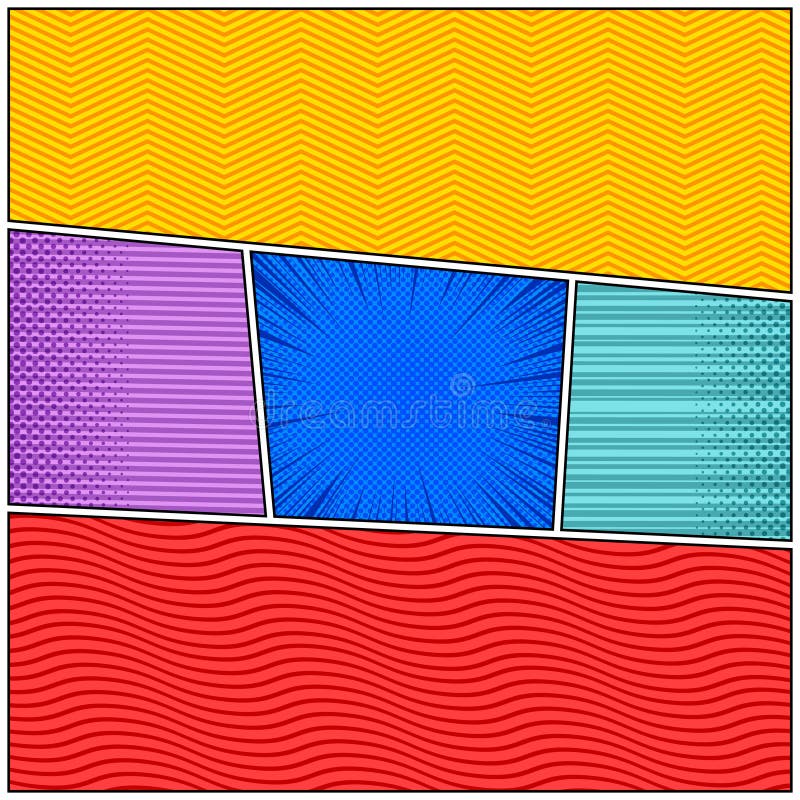 Comic page concept stock vector. Illustration of graphics - 172019382