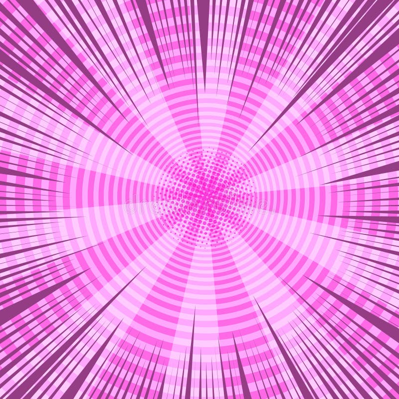 Comic Pink Vivid Burst Background Stock Vector - Illustration of book ...