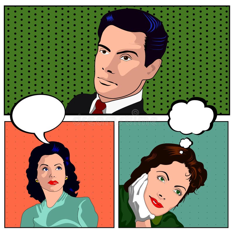 Comic pop art stock vector. Illustration of clip, sketch - 77141548