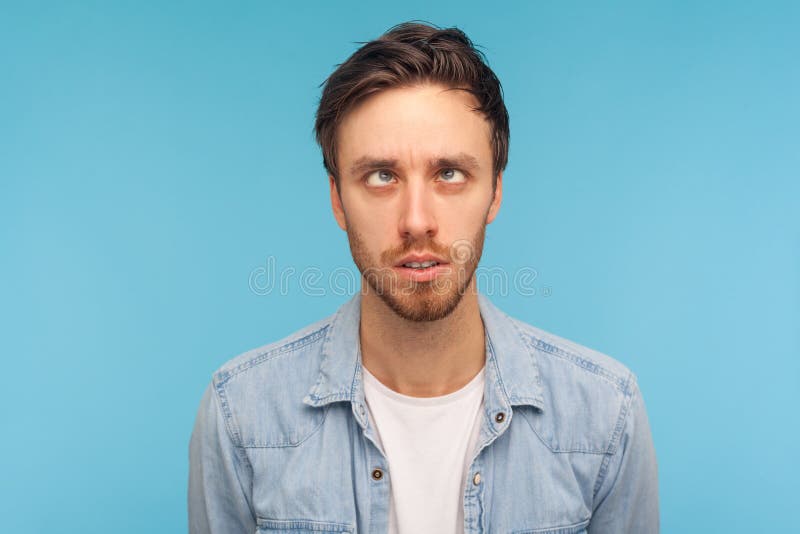 Comic Positive Man Looking Cross Eyed Having Fun With Silly Face