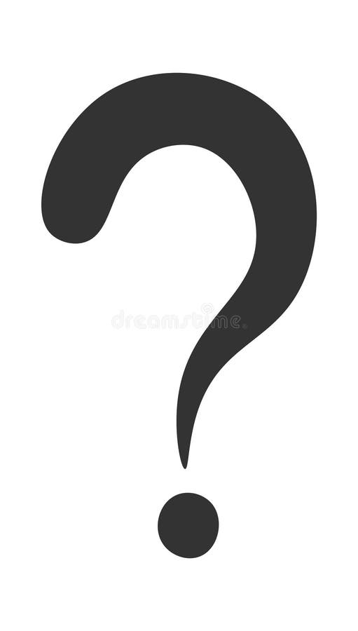 Comic Question Mark stock vector. Illustration of creative - 276207637