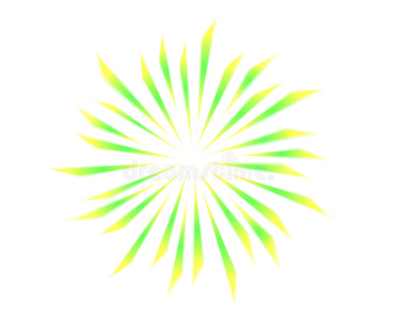 Comic Rainbow Lines of Movement with a Radial Focus for Effects with ...