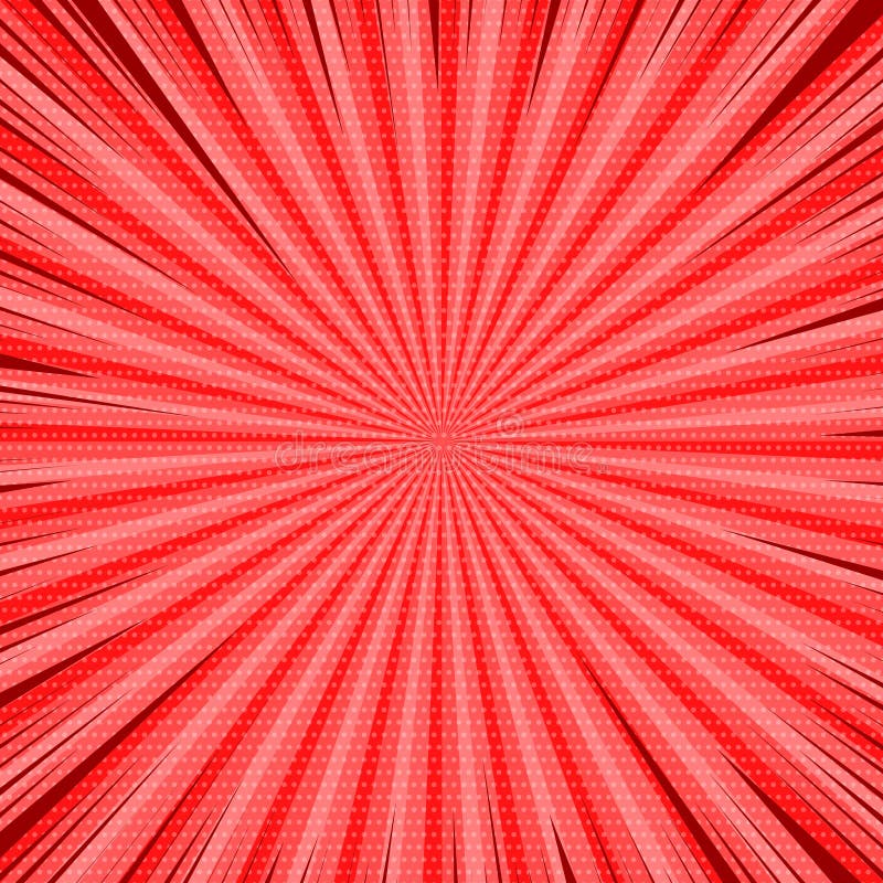 Comic Red Abstract Background Stock Vector - Illustration of humor ...