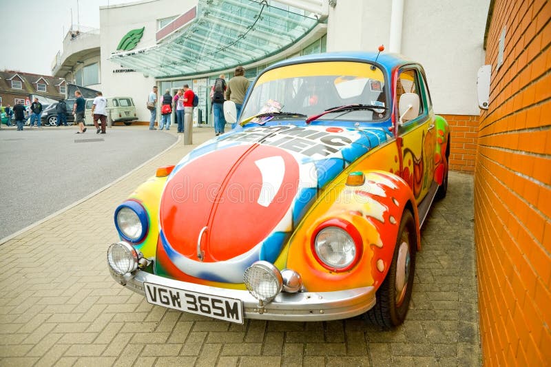 Comic Relief Beetle editorial image. Image of paintwork - 18992920