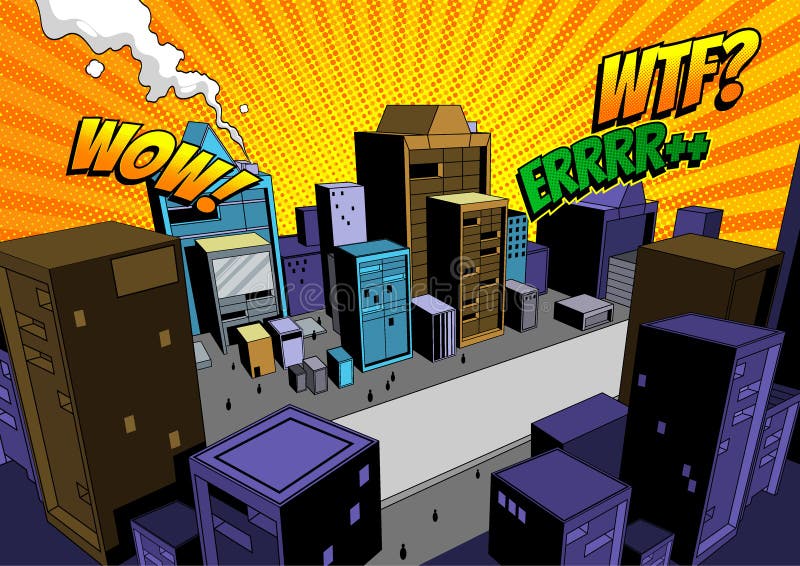 Comic Scene Background 50 stock vector. Illustration of book - 184567888