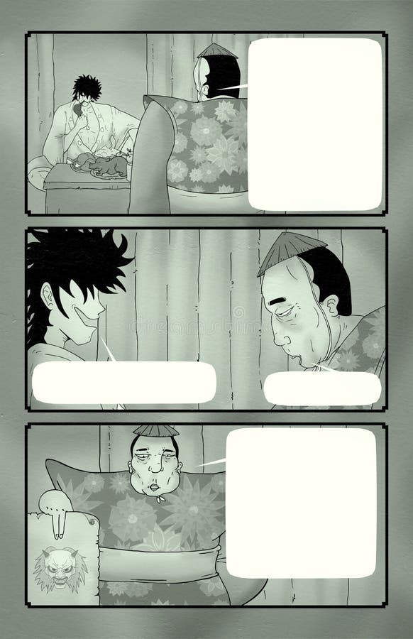 Comic scene illustration stock illustration. Illustration of expression ...