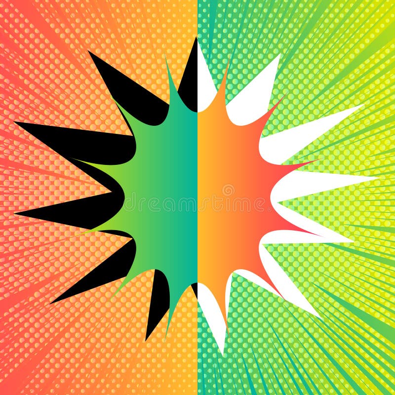 Comic separated concept stock vector. Illustration of graphics - 171243206