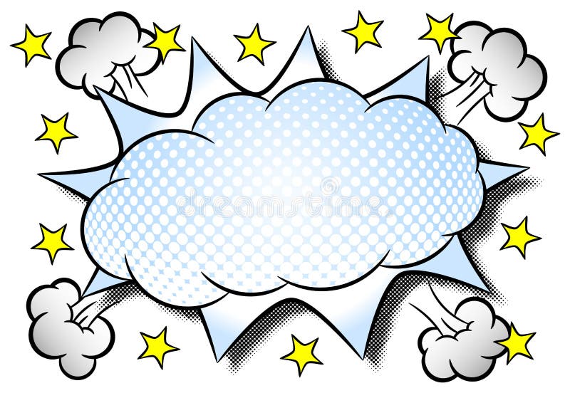 Bomb Explosion Comic Style Templates Stock Vector - Illustration of ...