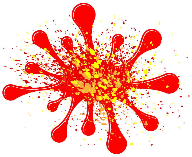 Comic sound effect splash stock vector. Illustration of blowup - 45593325