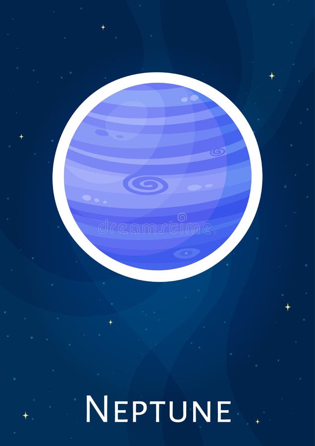 Comic Space Planet Pluto Vector Illustration. Stock Vector - Illustration of horizontal ...