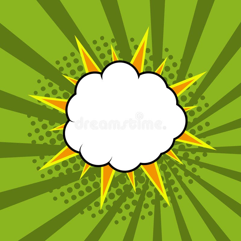 Comic Speech Bubble, Comic Background Stock Vector - Illustration of ...