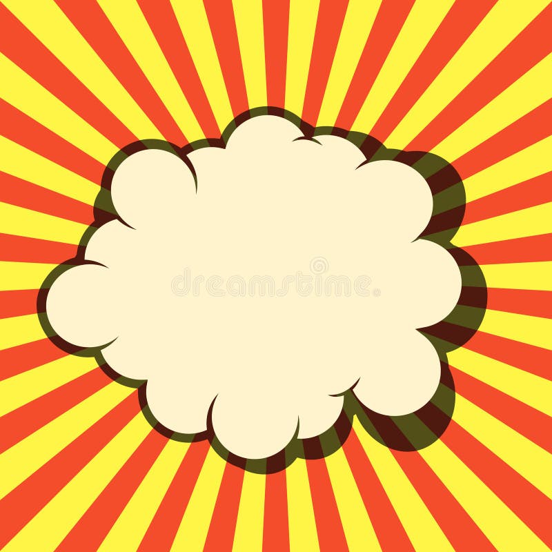 Comic Speech Bubble, Comic Background Stock Vector - Illustration of ...