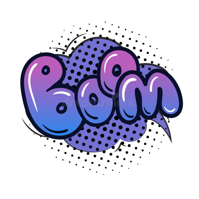 Comic speech bubble stock illustration. Illustration of element - 289981189