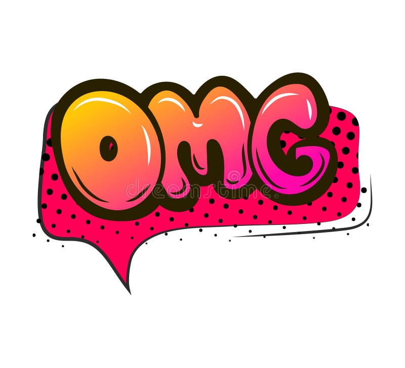 Comic speech bubble stock vector. Illustration of halftone - 300714206