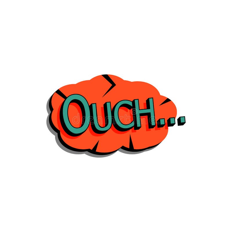 Ouch Expression Stock Illustrations – 364 Ouch Expression Stock ...