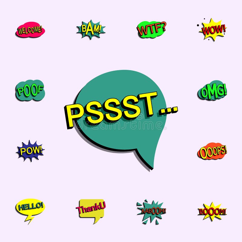 Psst Pop Art Stock Illustrations – 33 Psst Pop Art Stock Illustrations ...