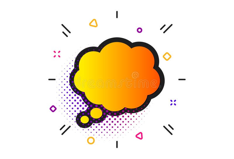Comic Speech Bubble Icon. Chat Sign. Vector Stock Vector - Illustration ...