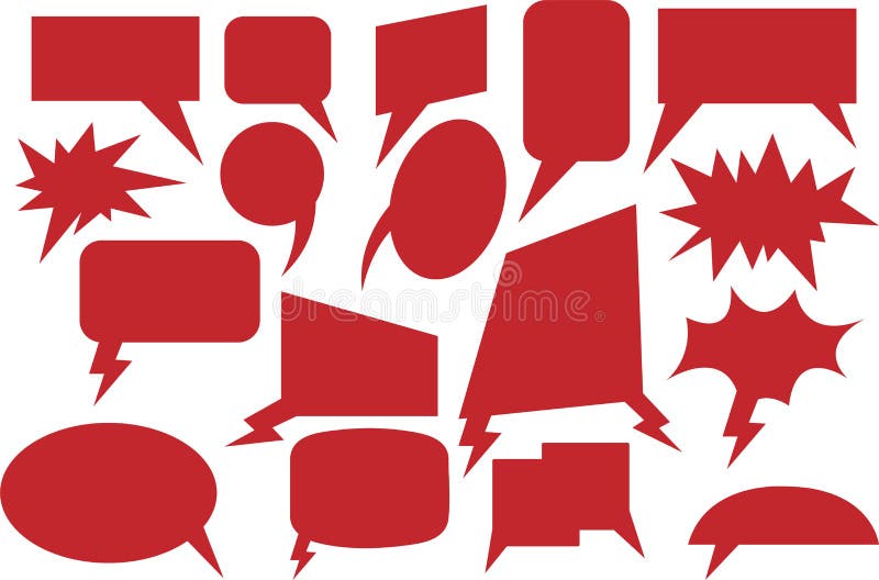 Red Comic Bubble Stock Illustrations – 11,327 Red Comic Bubble Stock ...