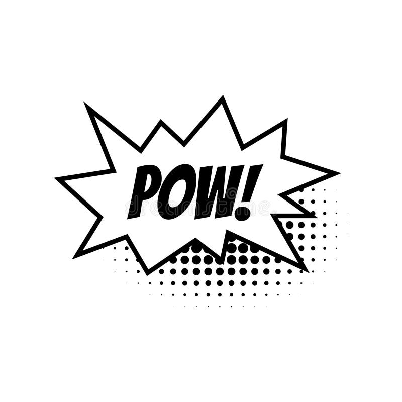 Comic Signs Pow Print