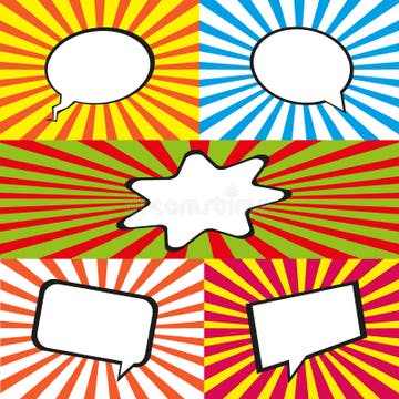 Comic Strip Speech Bubbles Stock Illustrations – 822 Comic Strip Speech ...