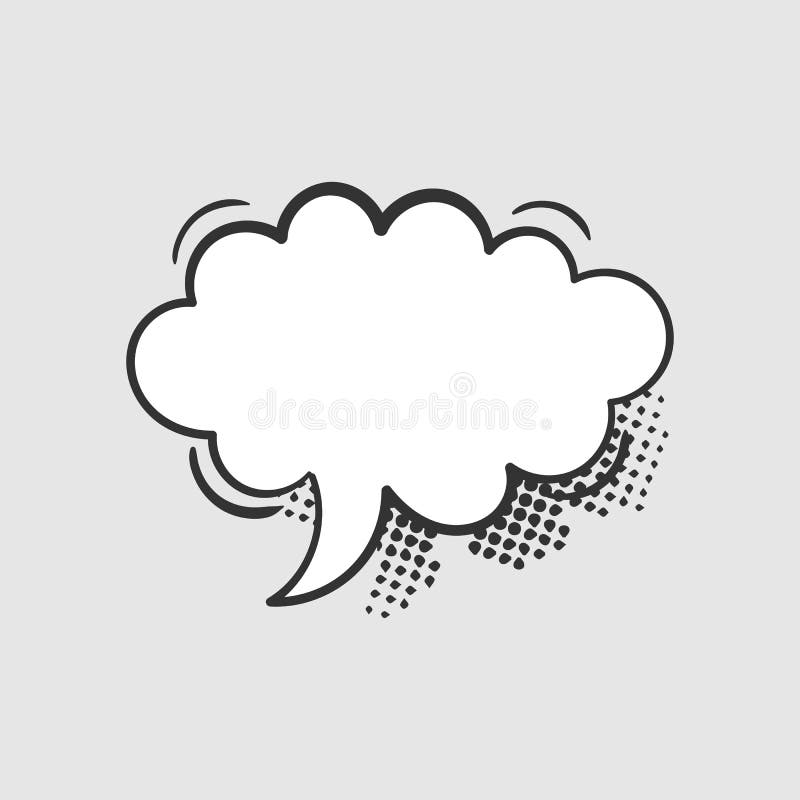 Comic Speech Bubbles, Dialog Clouds, Comics Books. Stock Vector ...