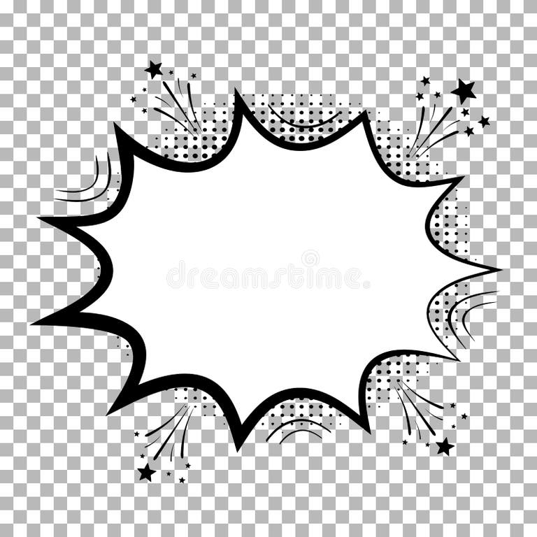 Comic Bubbles Transparent Stock Illustrations – 881 Comic Bubbles ...