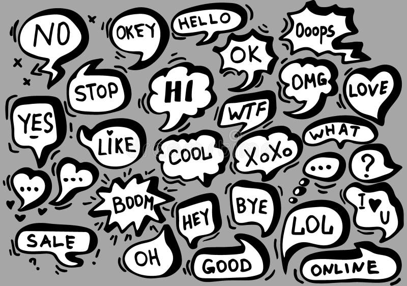Comic Messages Stock Illustrations – 1,387 Comic Messages Stock ...