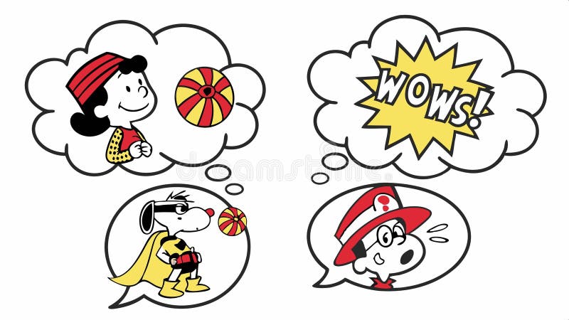 Comic Speech Bubbles Set, Expression and Communication Icons Vector ...