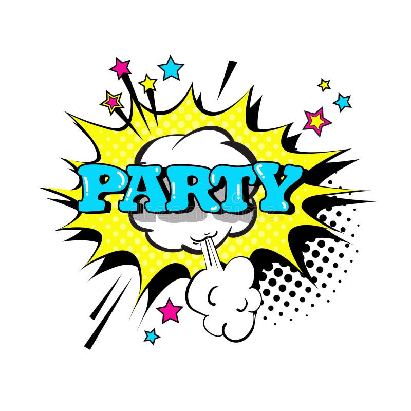 Chat and Party with Emoji Celebrating Its Day, Vector Illustration ...