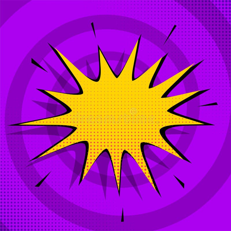 Comic Speech Bubble Illustration Stock Vector - Illustration of style ...