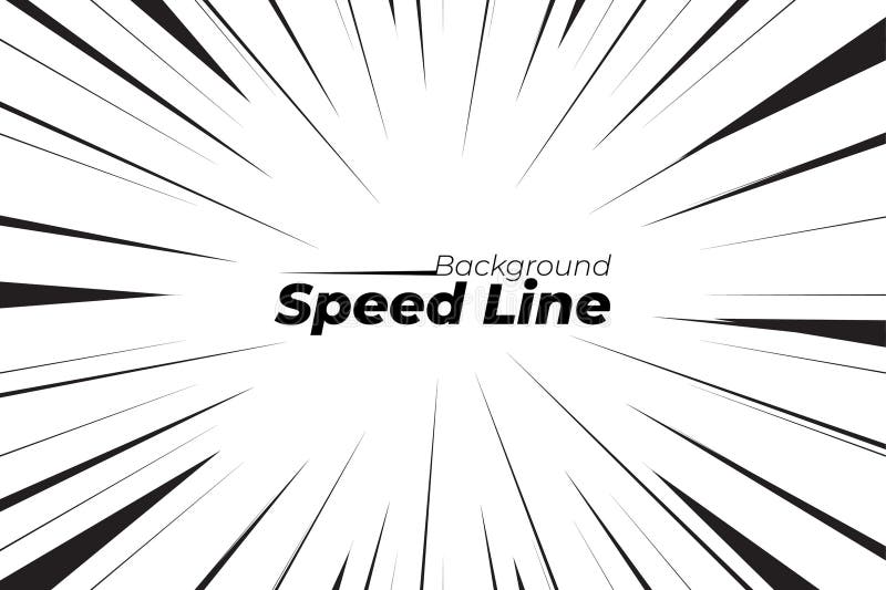 Comic Speed Line Effects Background Premium Vector Stock Vector ...
