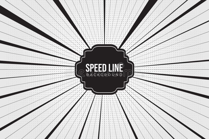 Comic Speed Line Effects Background Premium Vector Stock Vector ...