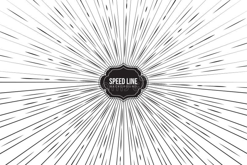 Hand Drawn Zoom Effects Background Vector Stock Vector - Illustration ...