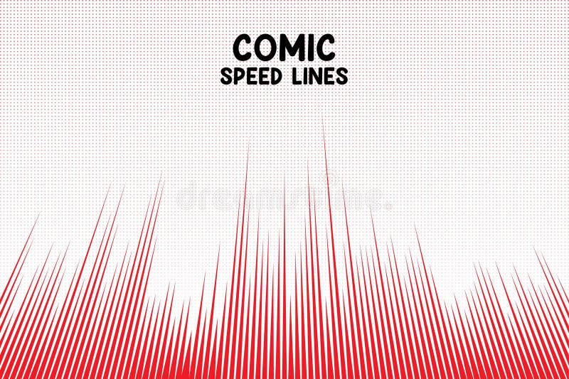 Hand Drawn Speed Line Effects Background Stock Vector - Illustration of ...