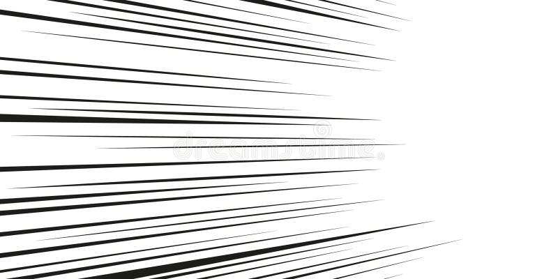 Comic Speed Lines Radiating from Border Stock Vector - Illustration of ...