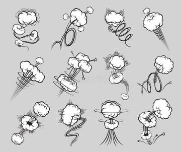 Cartoon Comic Book Fight Dust Cloud Stock Illustrations – 75 Cartoon ...
