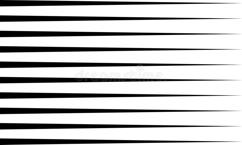 Comic Speed Motion Lines. Horizontal Fast Motion Lines for Comic Books ...