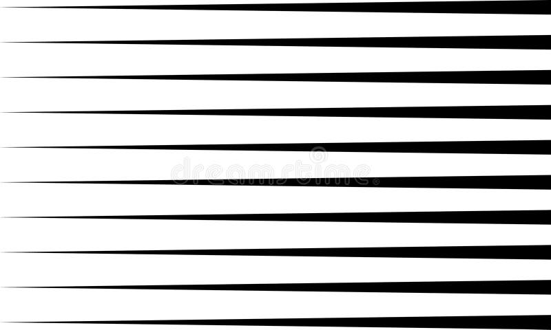 Comic Speed Motion Lines. Horizontal Fast Motion Lines for Comic Books ...