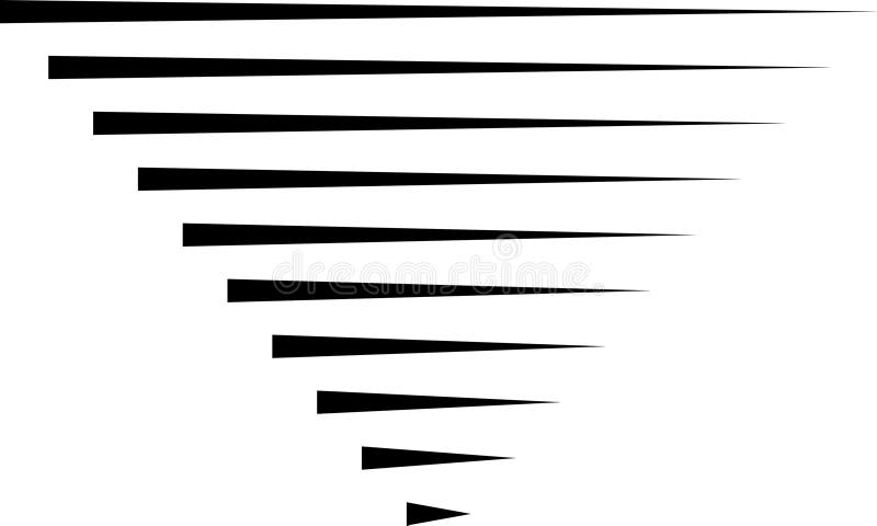 Comic Speed Motion Lines. Horizontal Fast Motion Lines for Comic Books ...